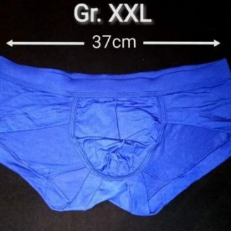 Blaue Slip Herren Männer Unterhose Unterwäsche Gr. XL XXL blau - MyShop ...