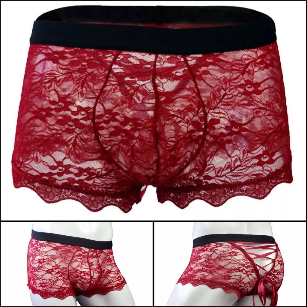 Männer G-String Transparent Slip Tanga Vorne Offen