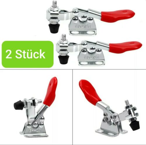 2x Halteklammer Verstellbar Metall Zwinge Klemme Klammer Halterung