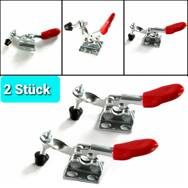 2x Halteklammer Verstellbar Metall Zwinge Klemme Klammer Halterung
