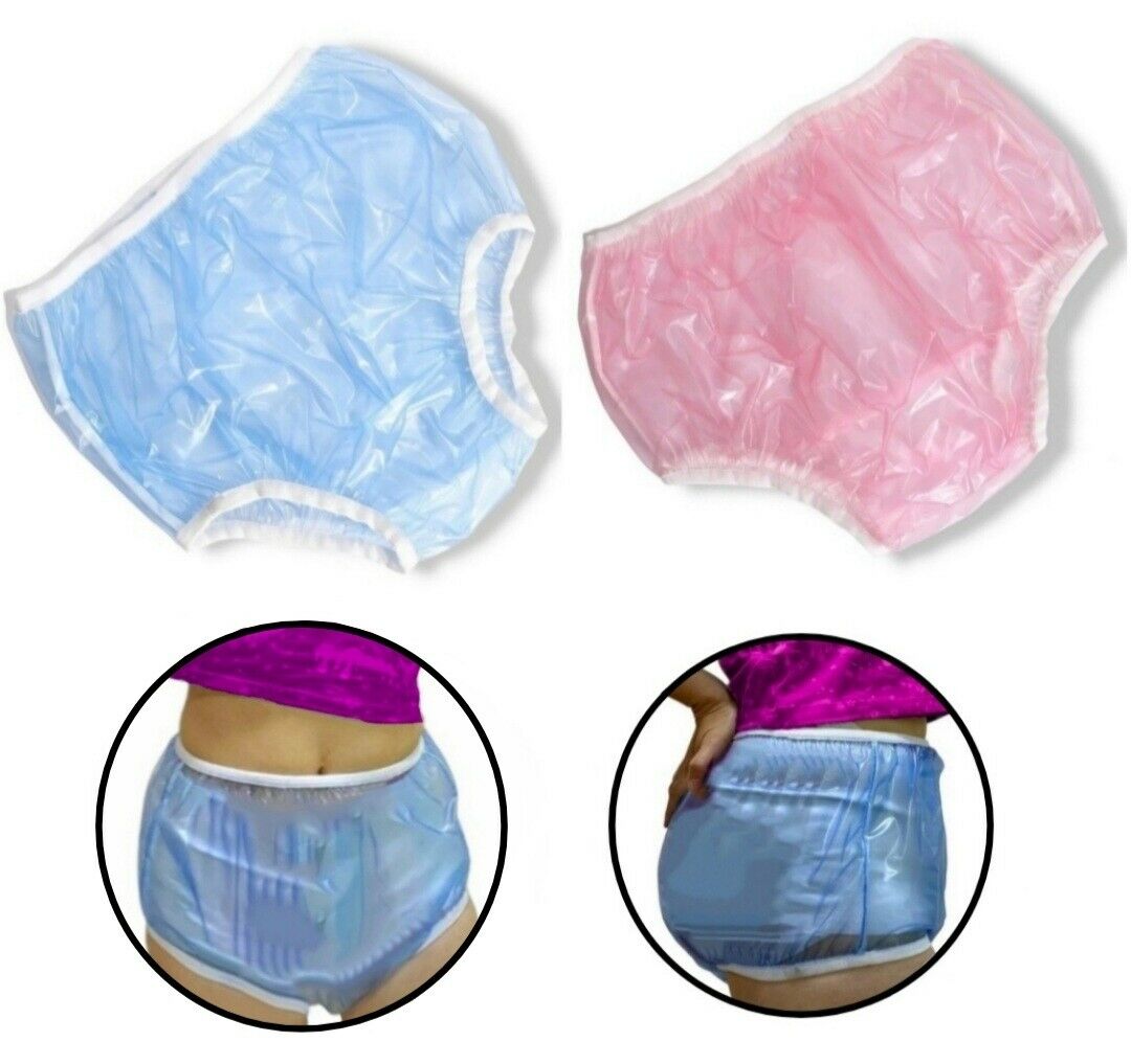 PVC Windelhose Für Erwachsene Gummiunterhose Inkontinenz Slip.